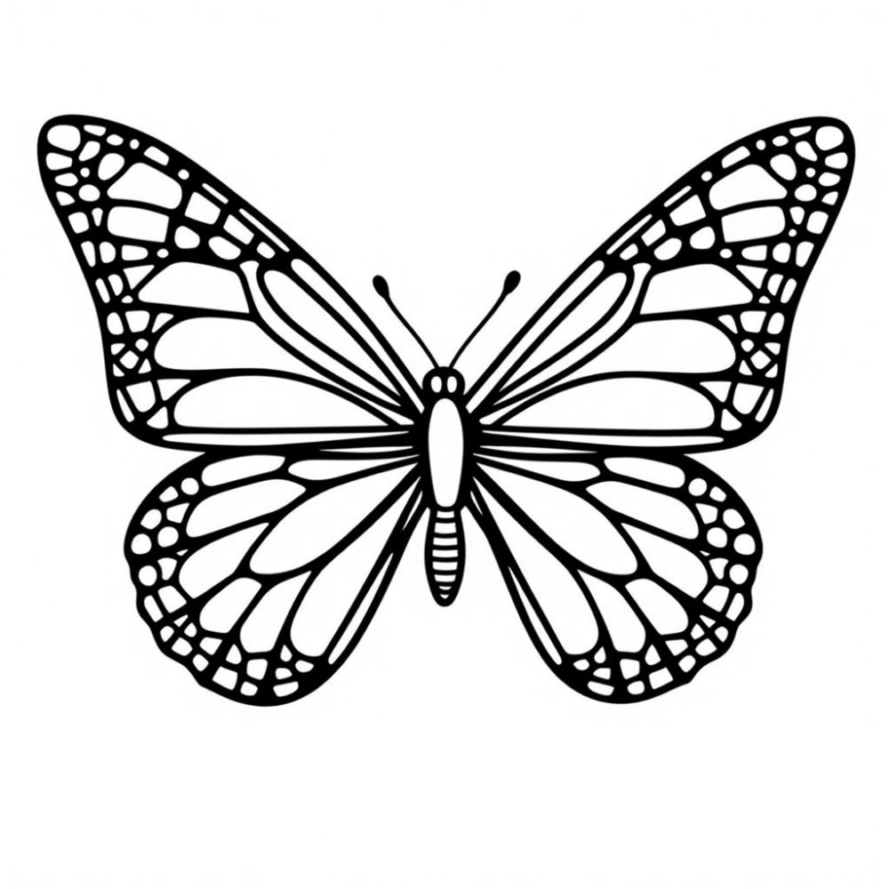 51 Beautiful Butterfly Coloring Pages To Print - KidPrintables