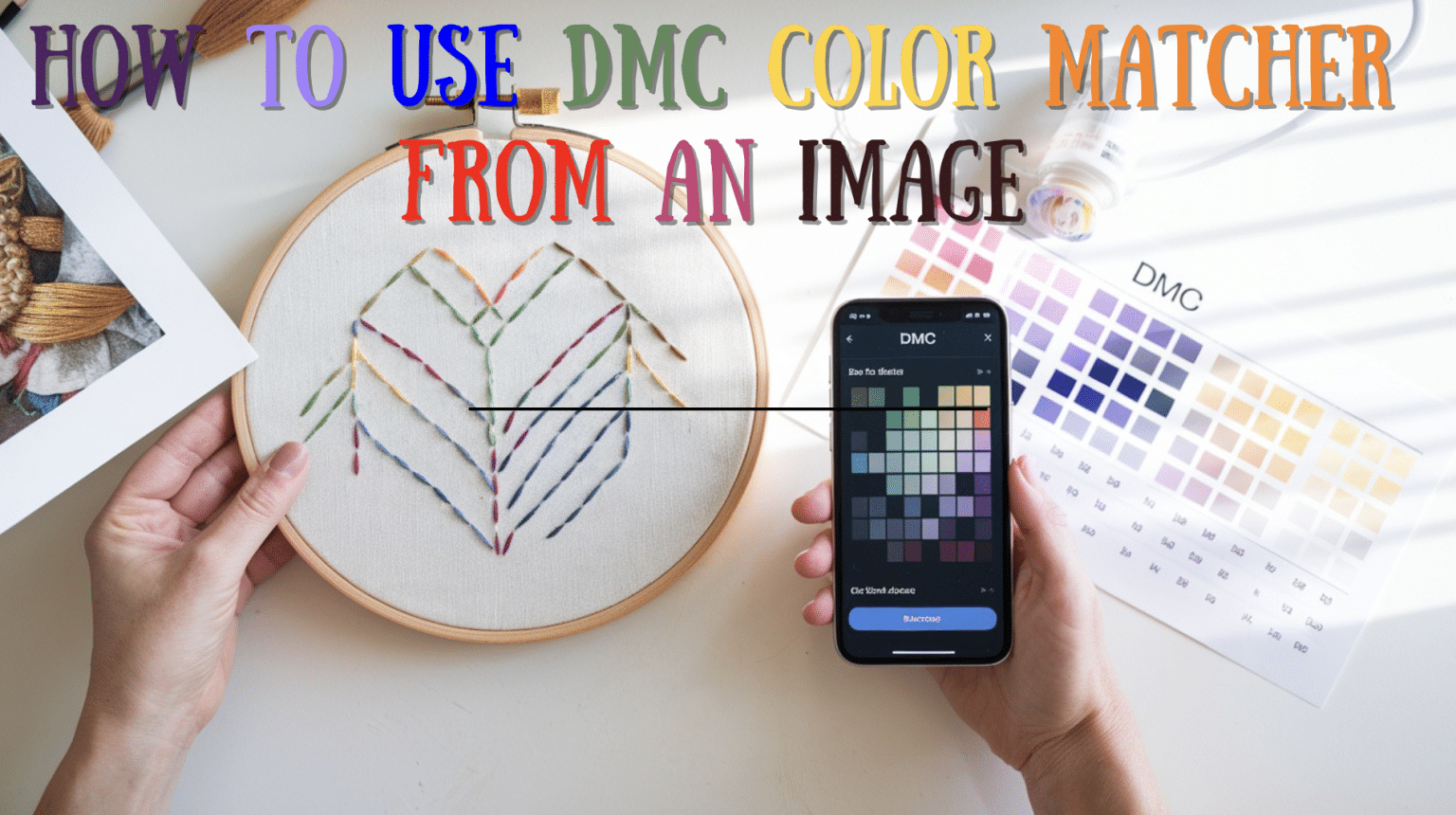 How to Use DMC Color Matcher From An Image - KidPrintables