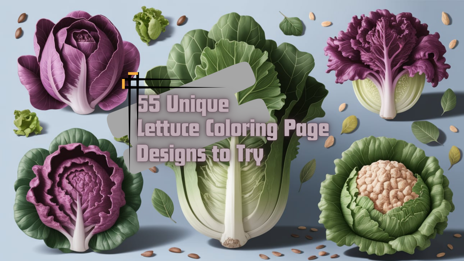 55 Unique Lettuce Coloring Page Designs to Try - KidPrintables