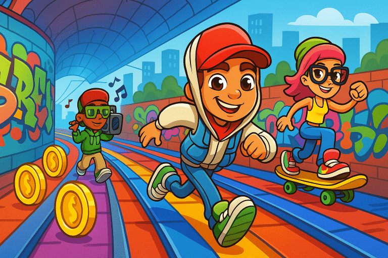 19 Fun Subway Surfers Coloring Sheets to Try - KidPrintables