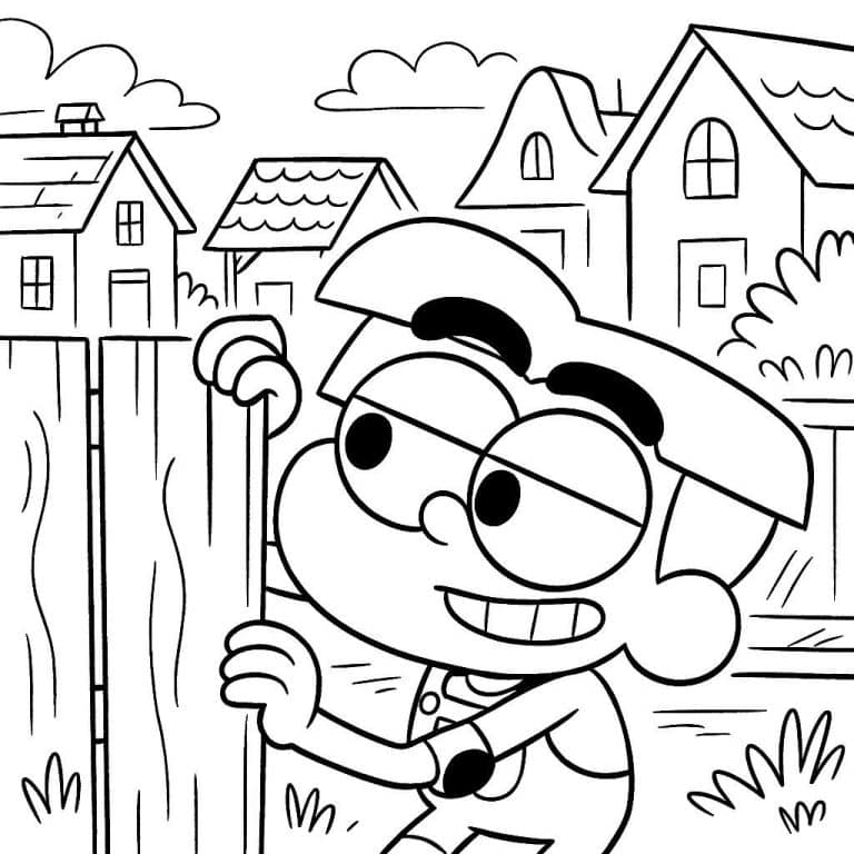 15 Easy Big City Greens Coloring Pages for Toddlers - KidPrintables