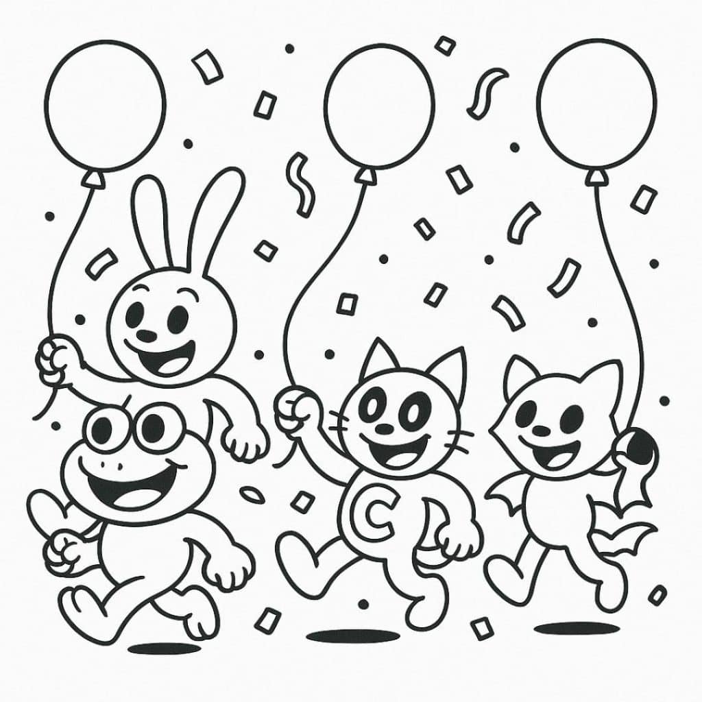19 Smiling Critters Coloring Pages That Will Melt Your Heart ...