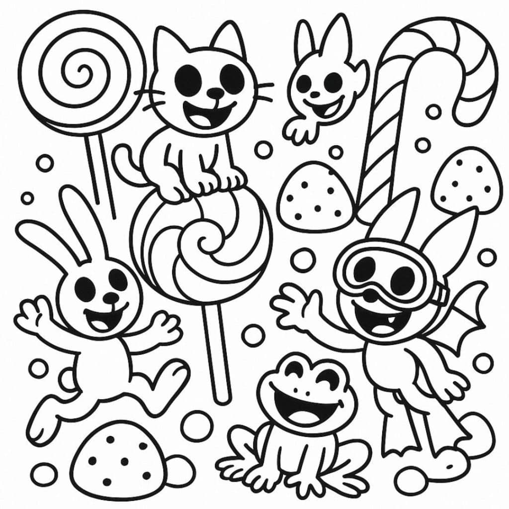 19 Smiling Critters Coloring Pages That Will Melt Your Heart ...