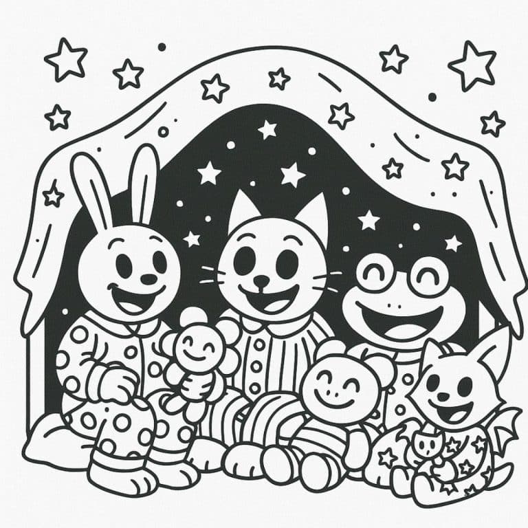 19 Smiling Critters Coloring Pages That Will Melt Your Heart ...