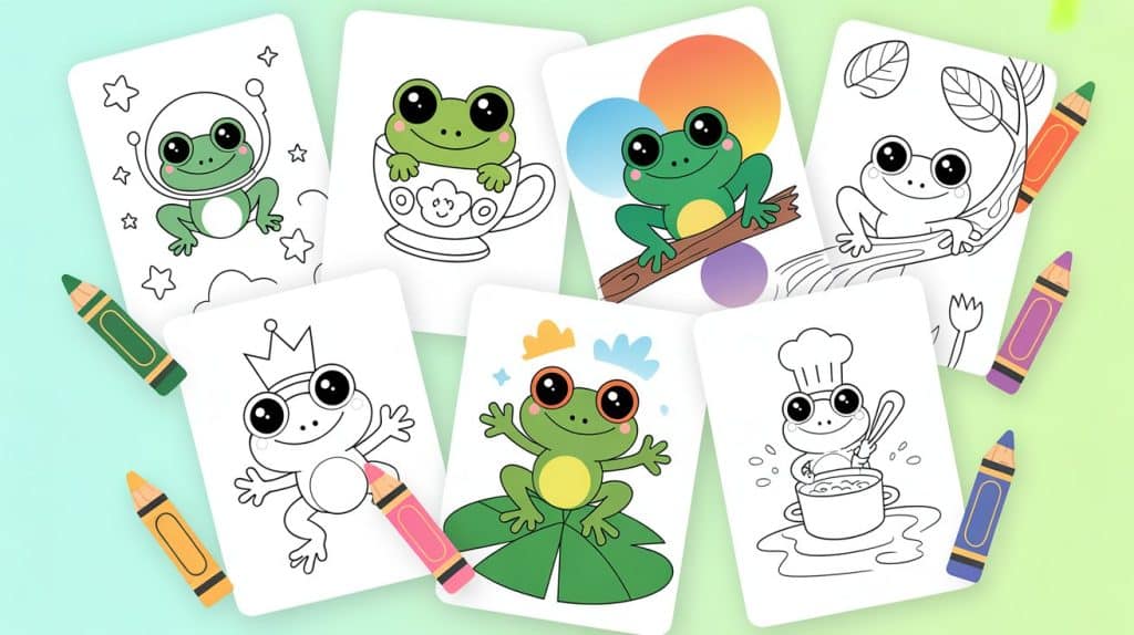 35 Free Frog Coloring Pages (Printable PDF Sheets)